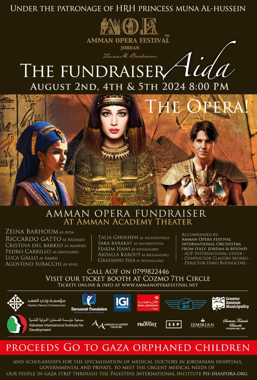 Jordan Witnesses the Largest Opera Fundraiser for Gaza in its Capital ...
